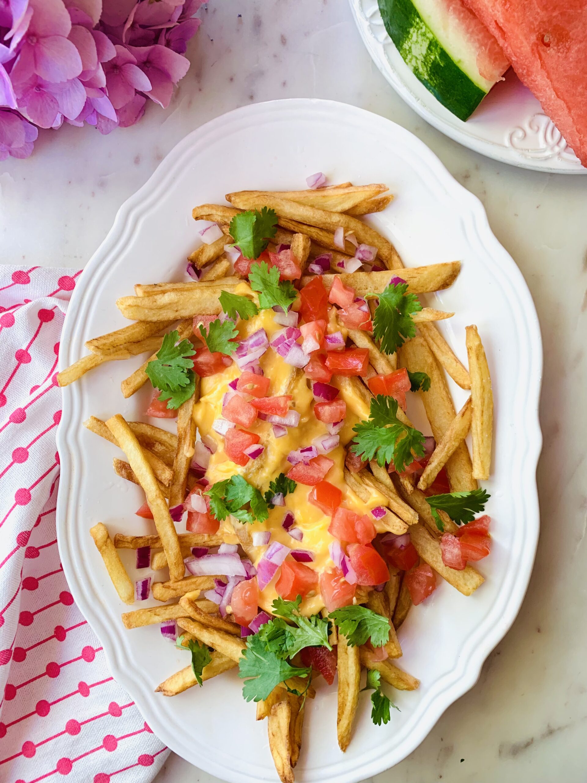 Nacho Fries with Cheddar Sauce - A Perfect Feast