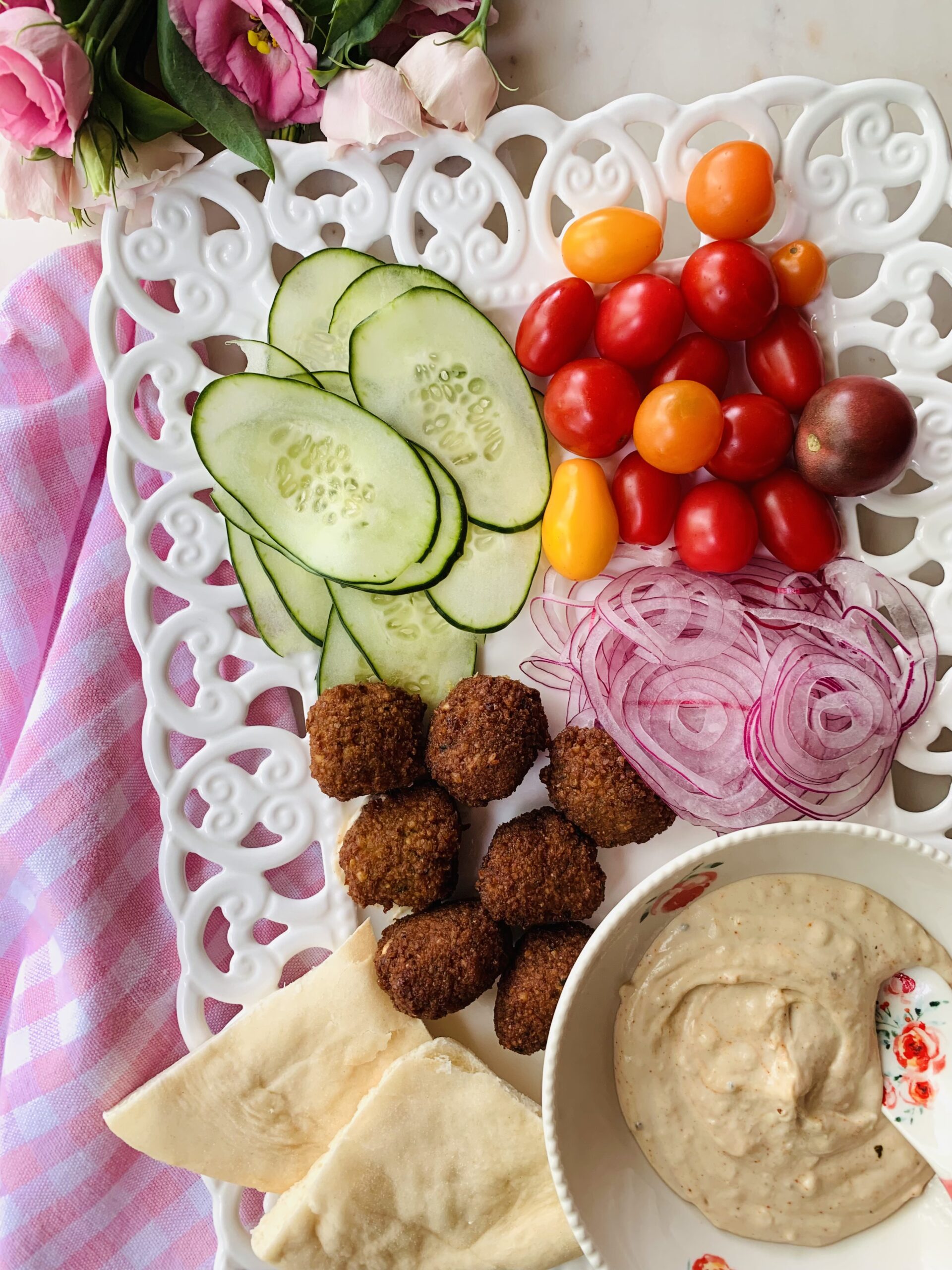 Falafel with Lemon Tahini Sauce - A Perfect Feast