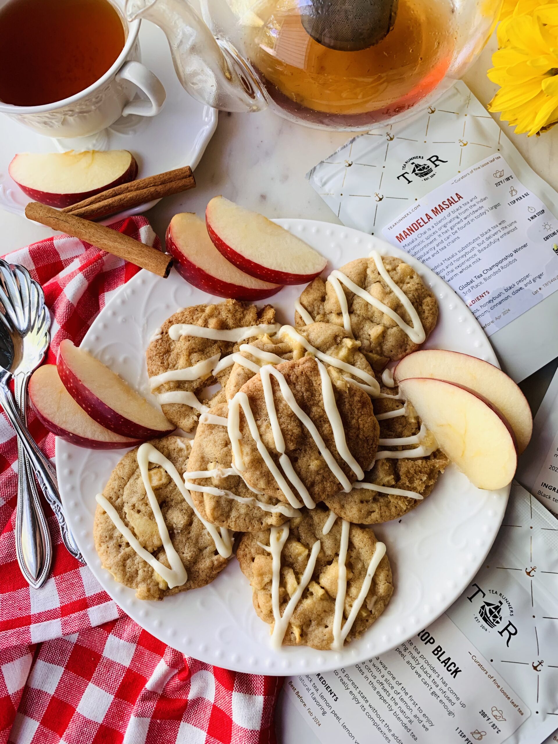 Cinnamon Apple Walnut Cookies - A Perfect Feast